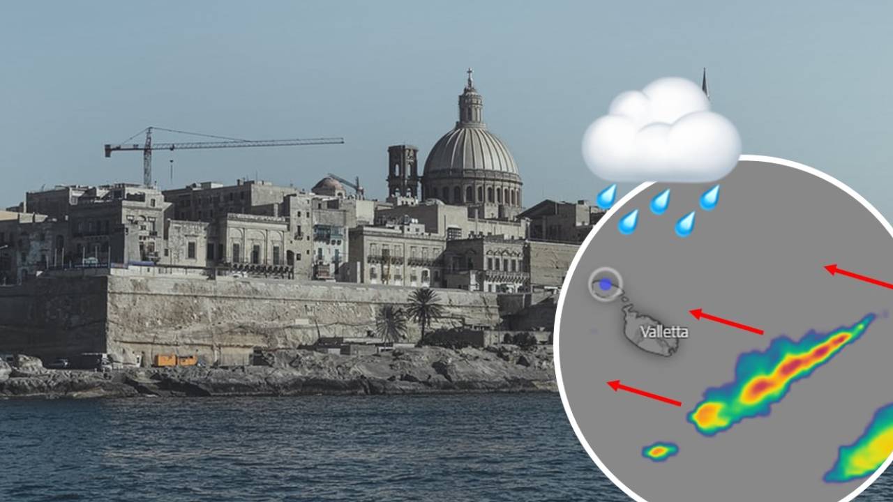 Storm’s approaching! Malta could be hit with another thunderstorm this ...