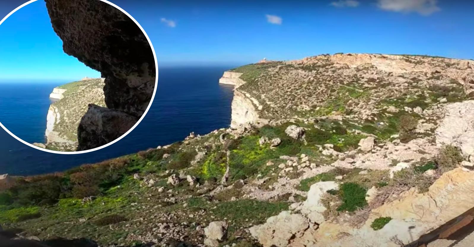 WATCH: What a view! Local explores lesser-known Dingli viewpoint
