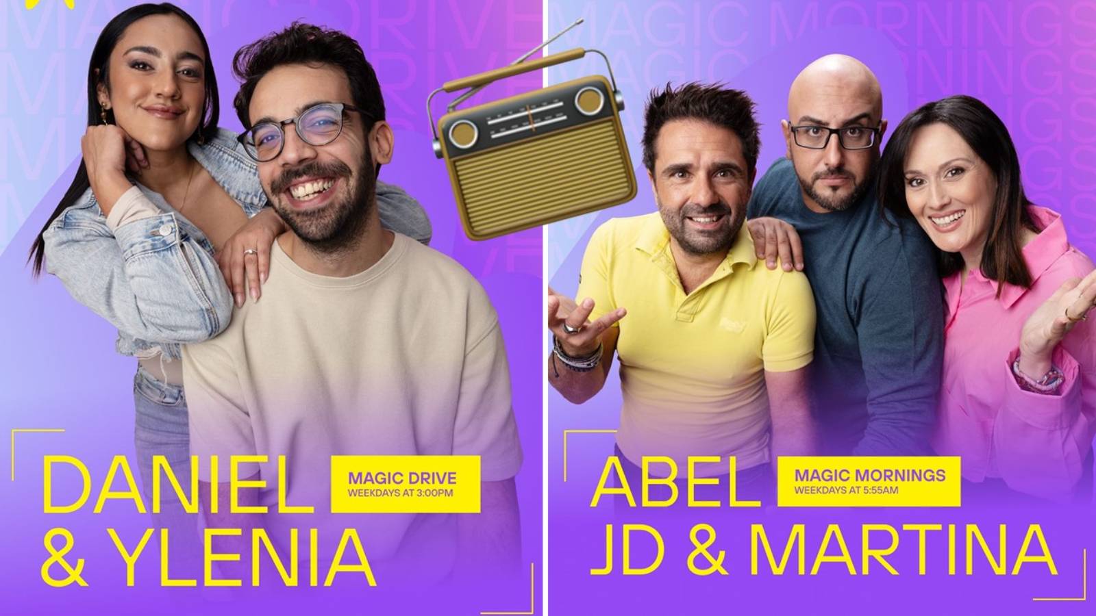 Magic on the airwaves! Local radio favourites make a return on Magic Malta