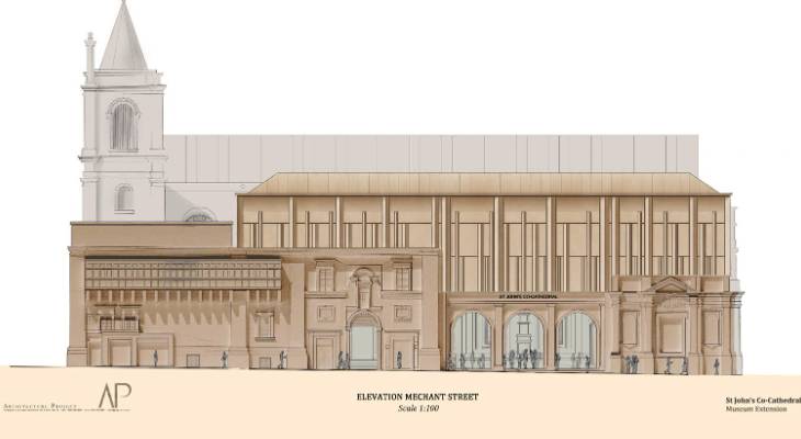 Construction of Tapestry Chamber at Valletta’s St John’s Co-Cathedral ...