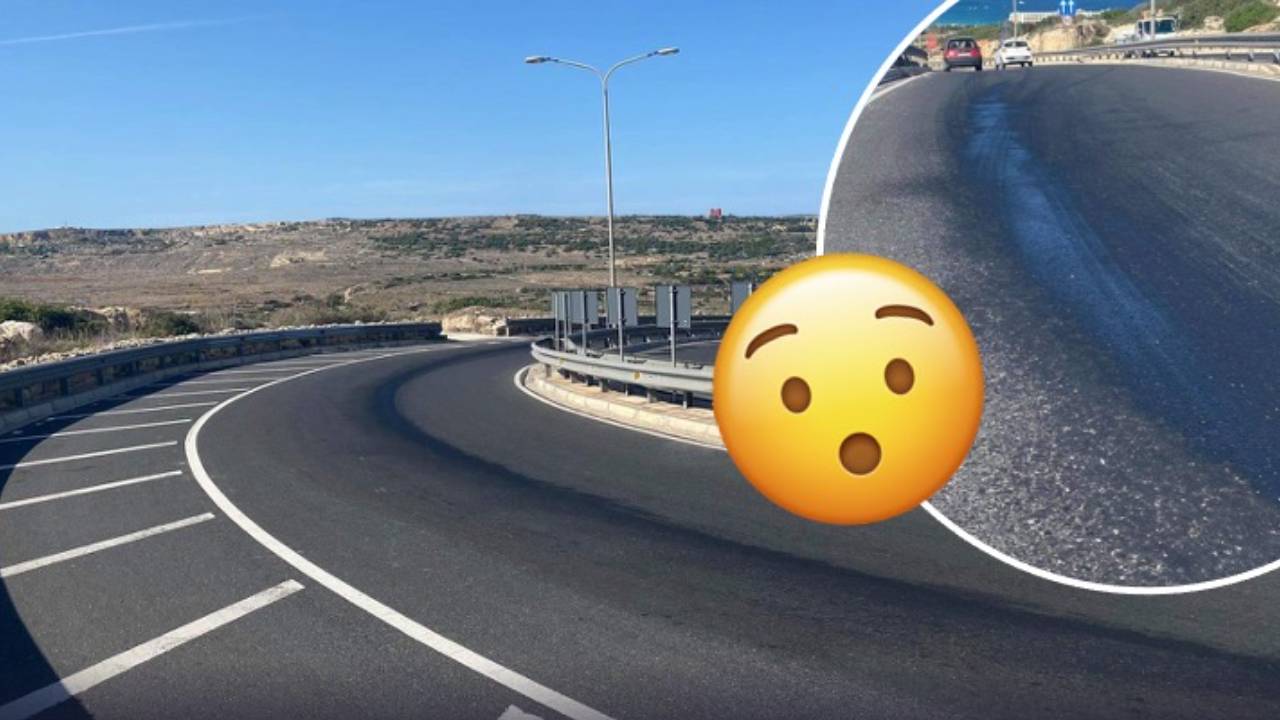 Watch out! Slippery substance causing havoc on Mellieha Bypass hill