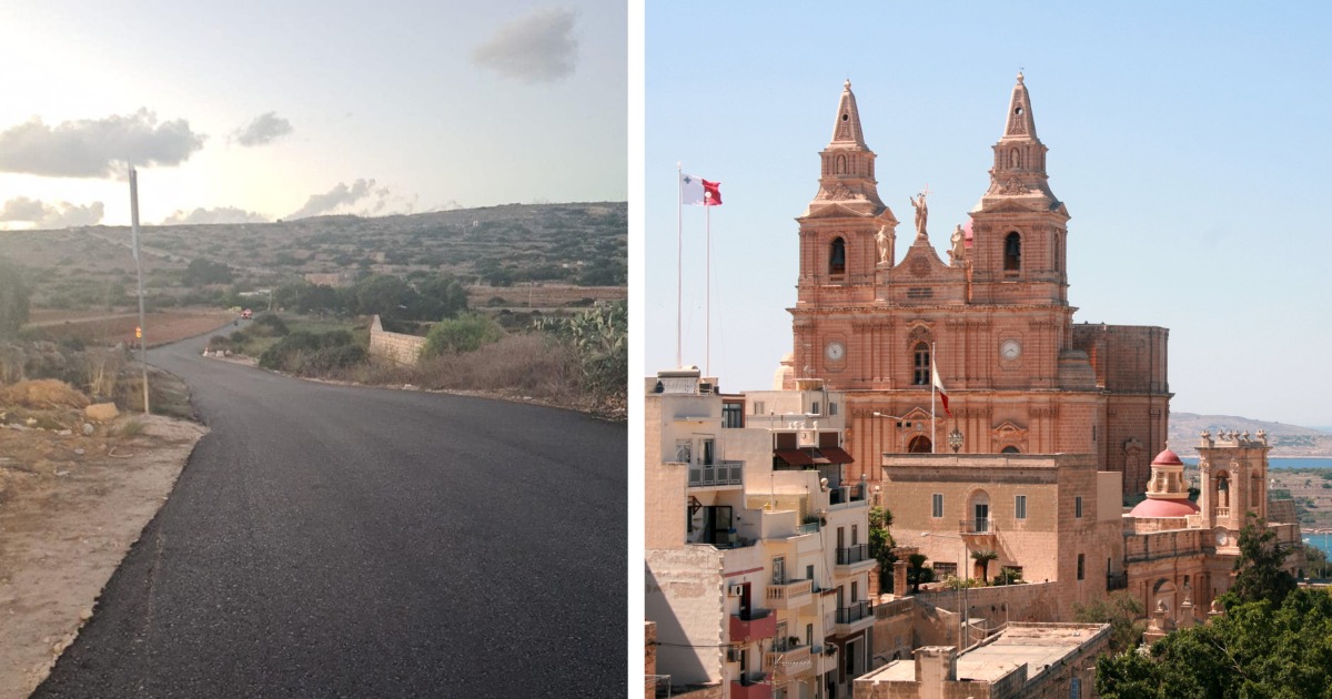 Manikata’s Triq il-Mellieha reopens to traffic as works are concluded