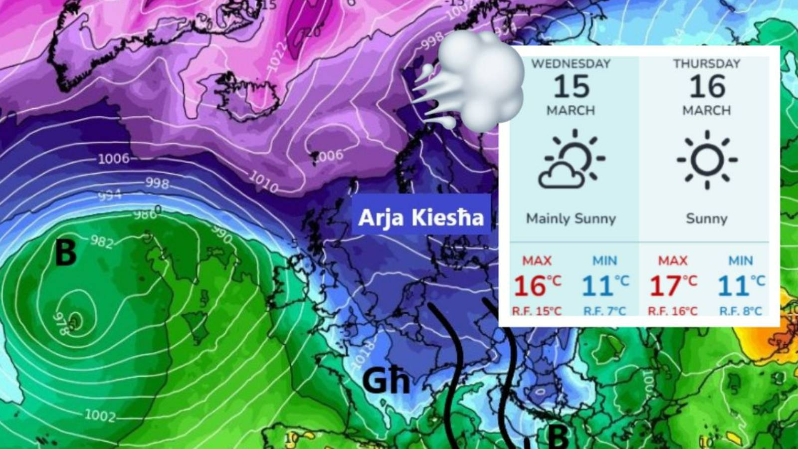 More windy days ahead! Force Eight winds set to hit Malta & Gozo this ...