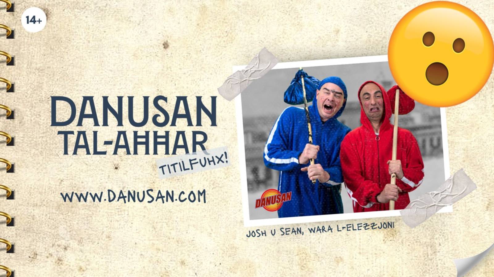 The end of an era! Malta's comedy duo Danusan to bid farewell in final show