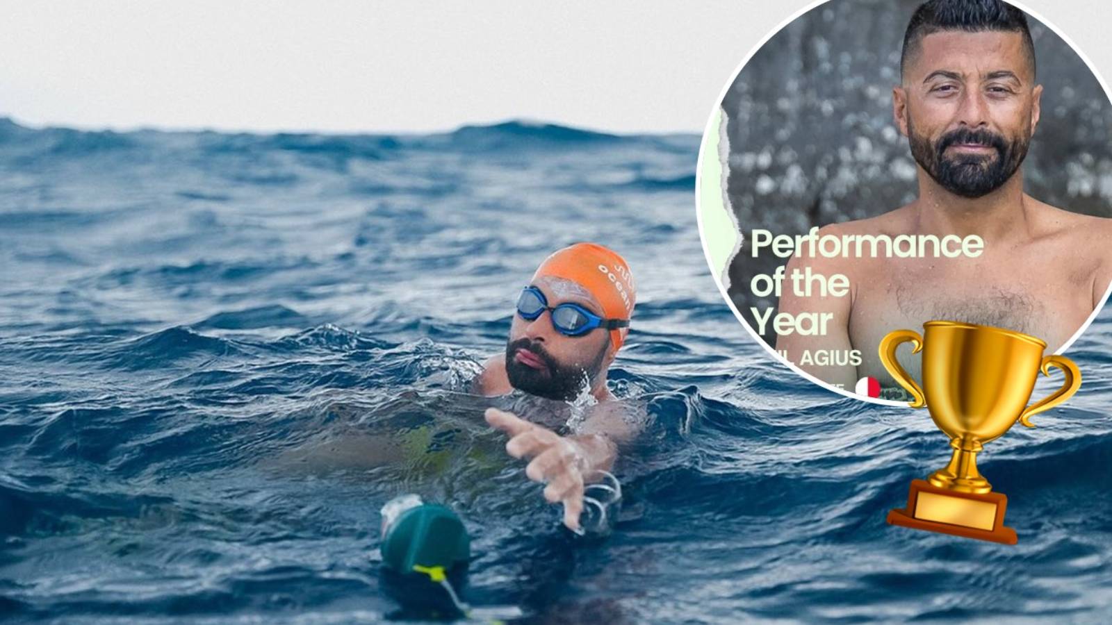 Malta’s open water legend! Neil Agius celebrates double WOWSA triumph