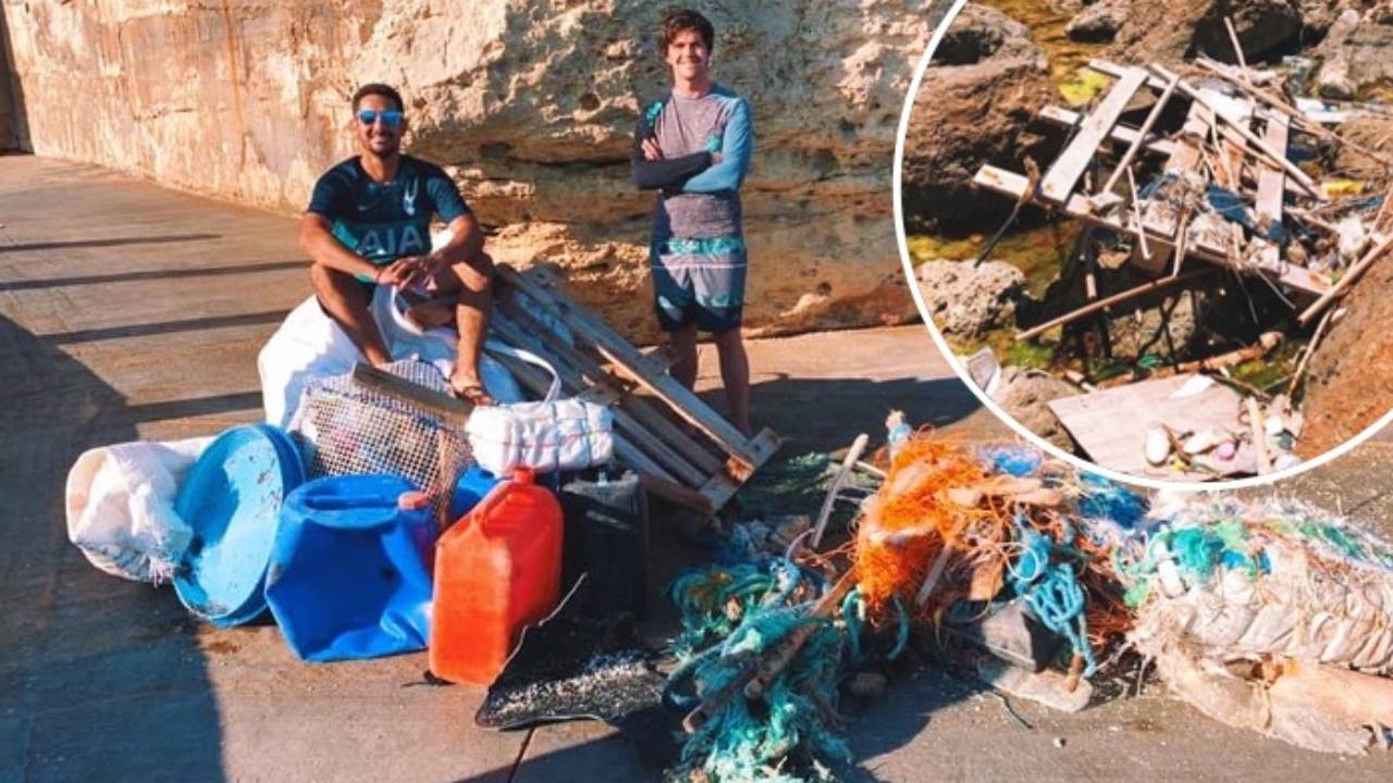 Zibel organise two beach clean-ups in support of Neil Agius’ epic ...