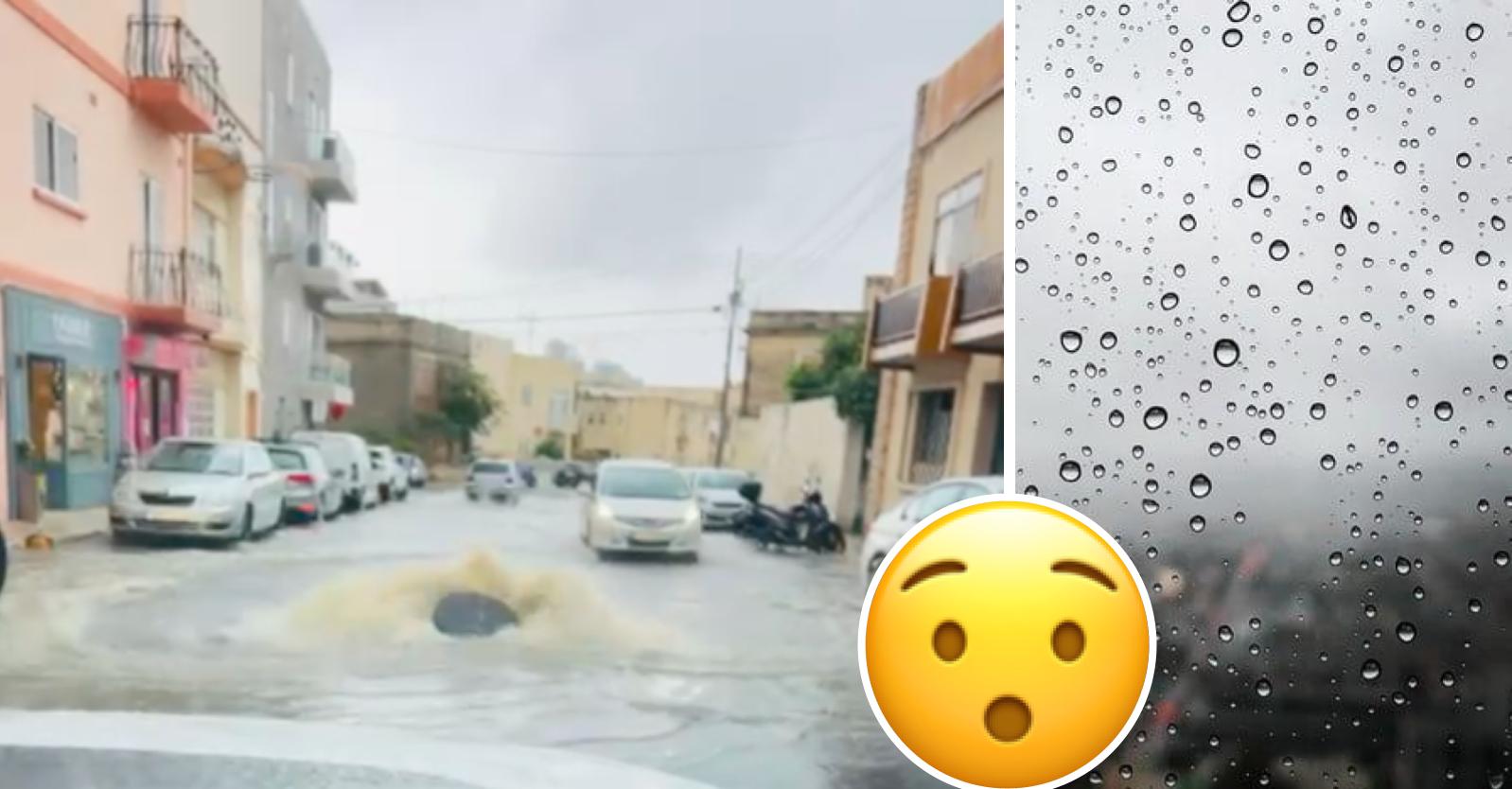 WATCH: Overflowing culvert turns Balzan Valley into river