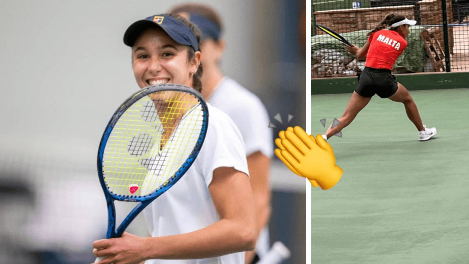 Making Malta proud! Tennis player Francesca Curmi makes it to the ...