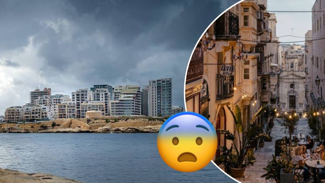 Sorry...what? Malta & Gozo could be hit with rain showers & thunder ...