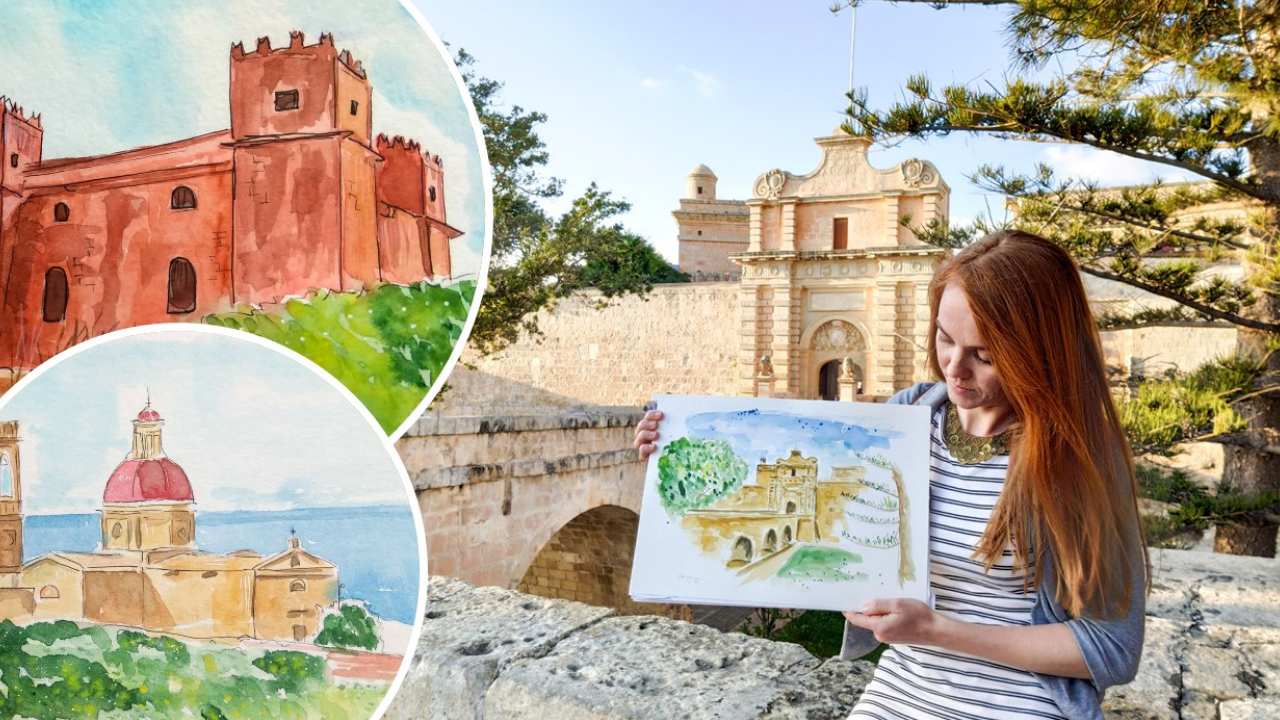 This artist’s beautiful Malta-inspired paintings will be on exhibition ...