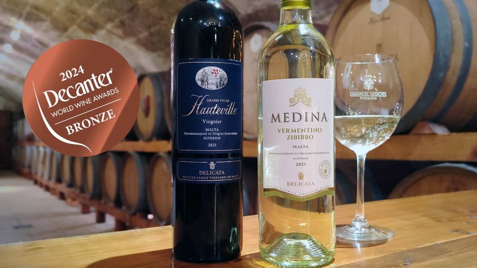 A toast for Malta! Delicata celebrates double bronze wins at Decanter ...