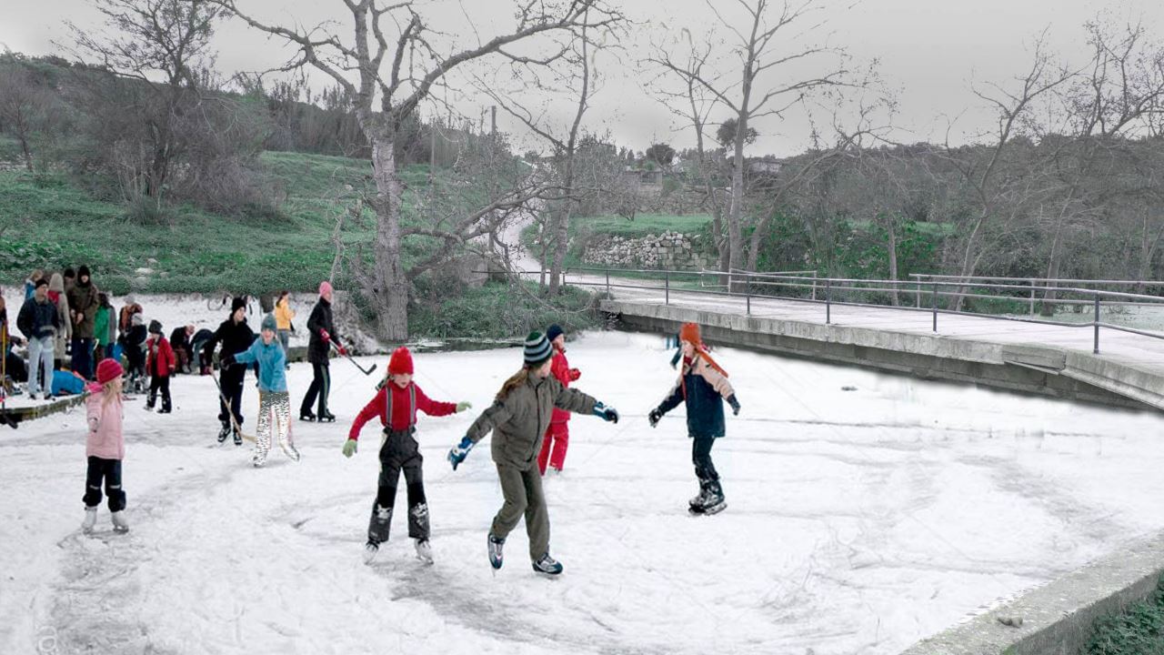 Ice-skating at Chadwick Lakes? Here's what an icy Malta MIGHT look like