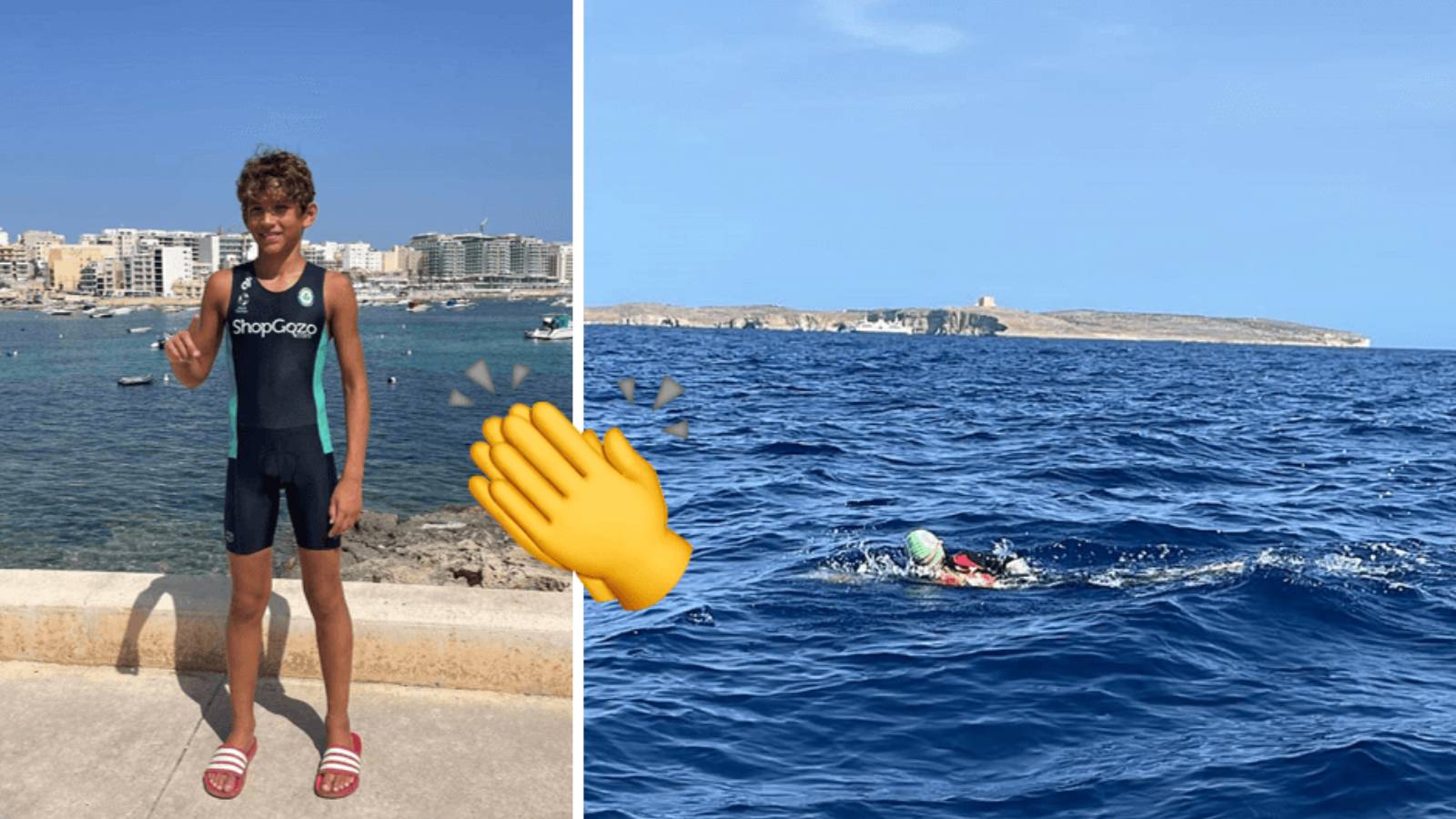 WATCH: Young Maltese swimmer Liam Daly becomes the youngest person to ...