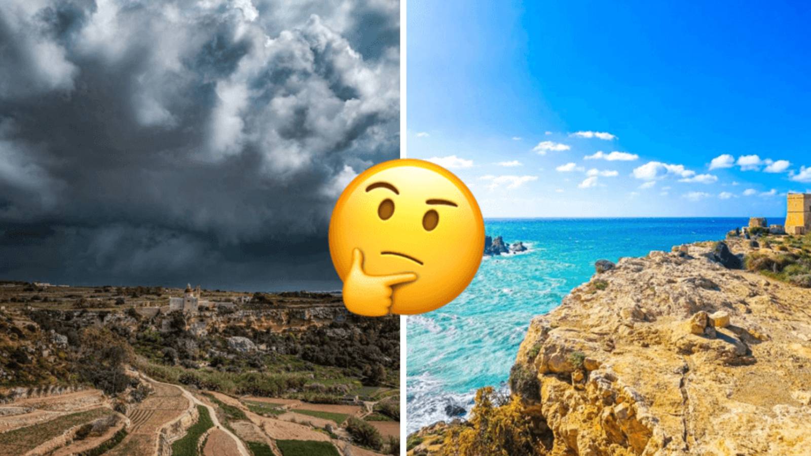 What does typical October weather look like in Malta and Gozo?