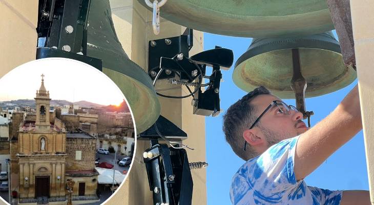 Modern chimes! Newly computerised bell-ringing system at Ta’ Savina ...