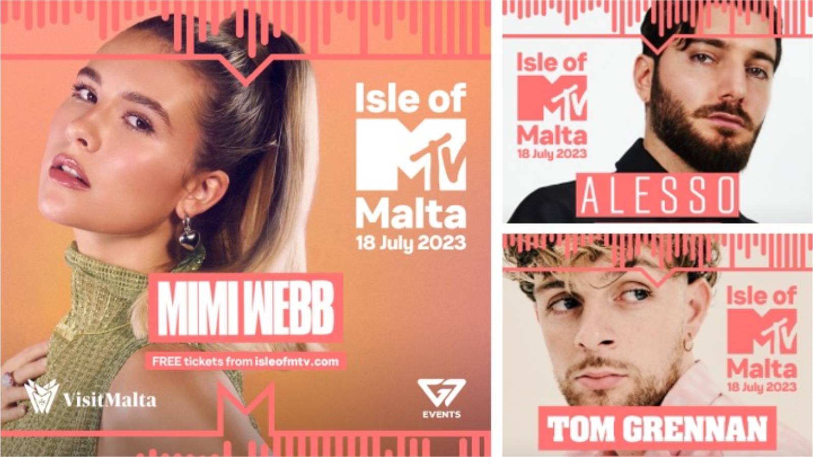 Tom Grennan, Mimi Webb, and Alesso are the new artists added to the ...