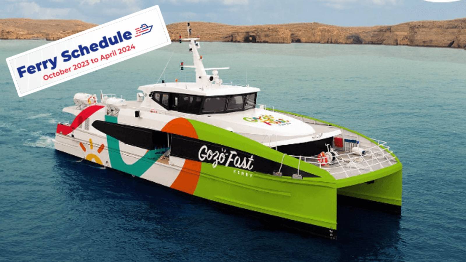 Take note! Gozo’s Highspeed fast ferry officially switches from summer ...