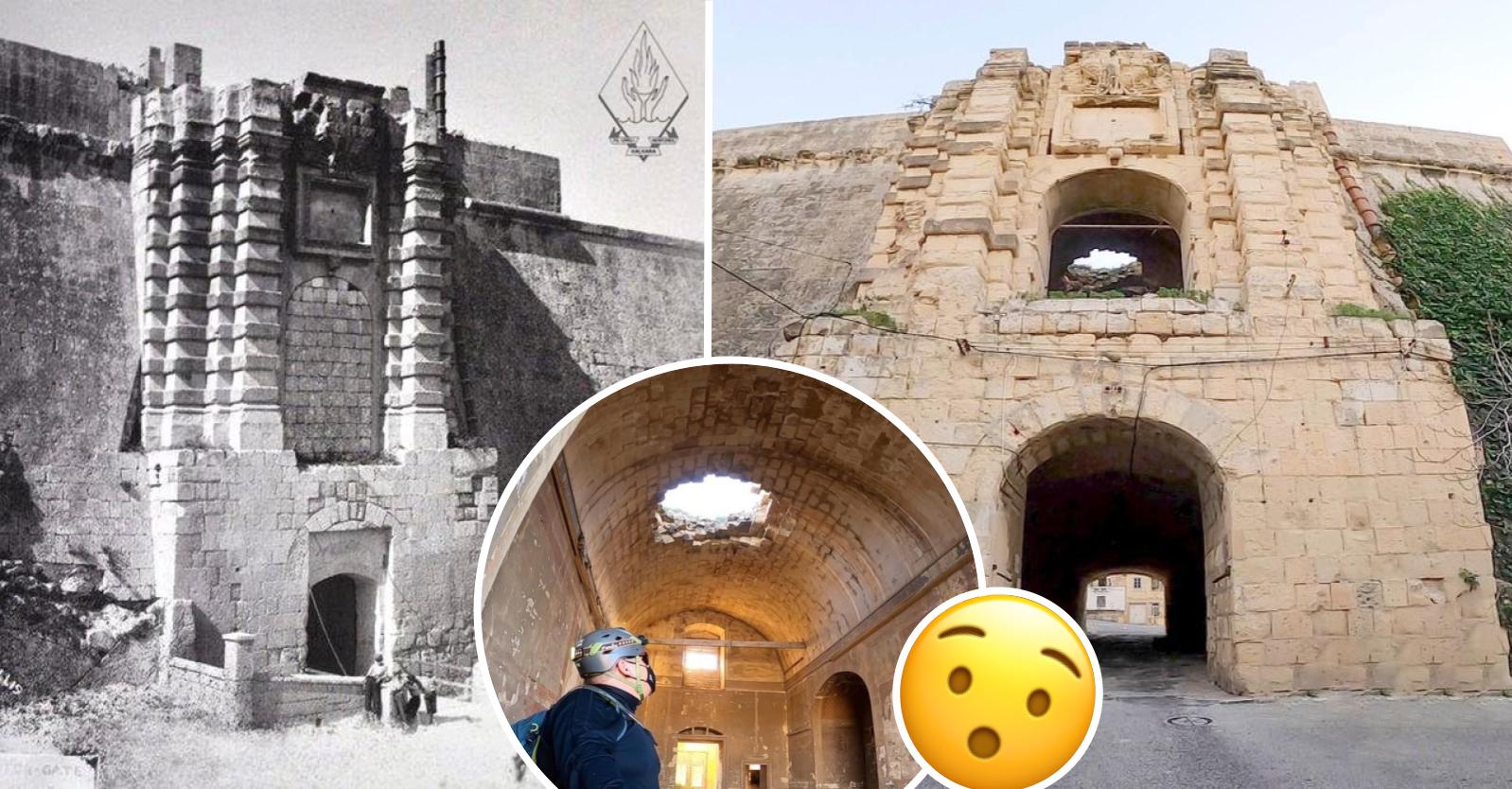 WATCH: Local explorers visit Kalkara’s Our Saviour’s Gate – a lesser ...