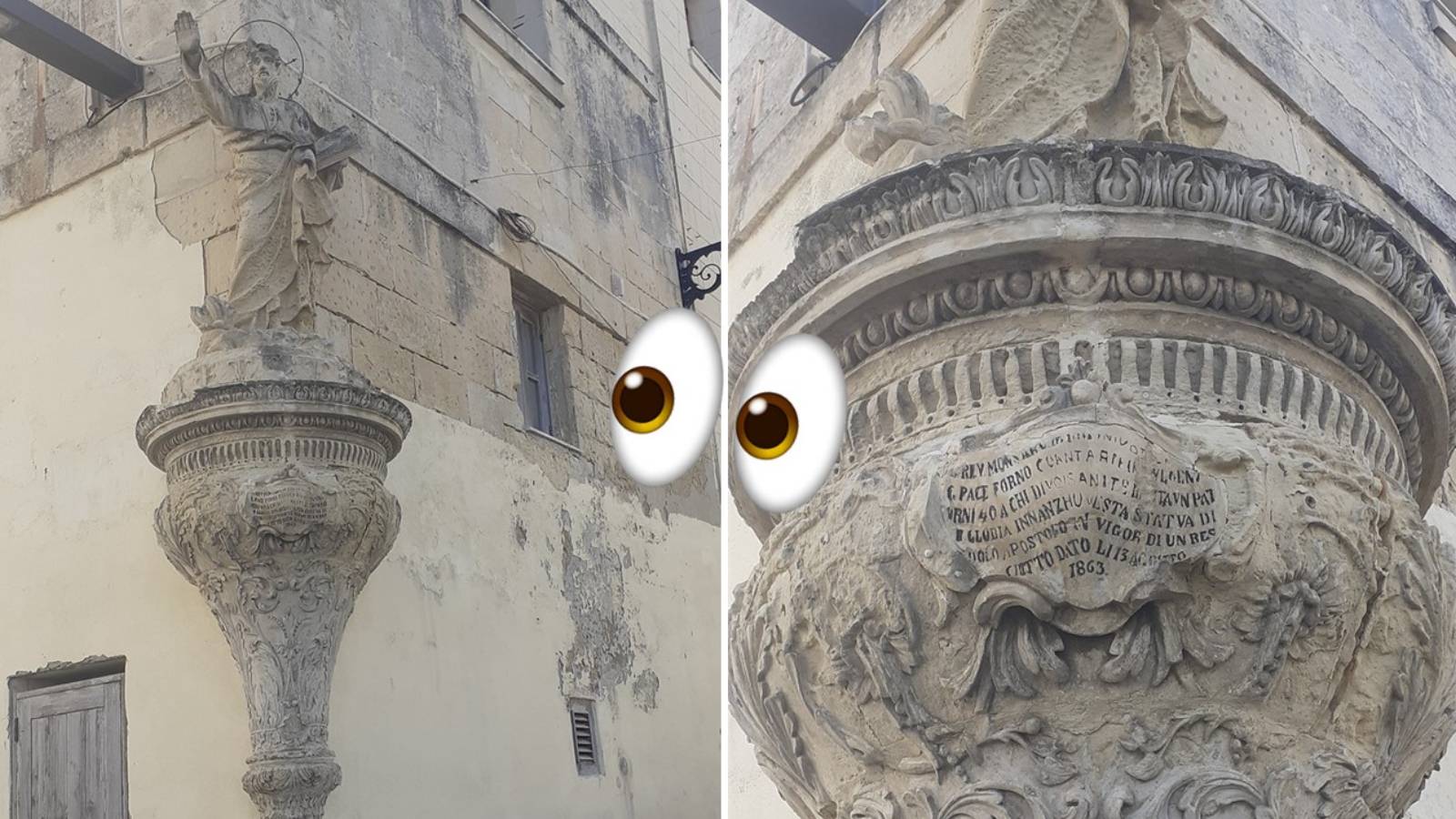 Have you ever come across this St Paul's niche while visiting Rabat?