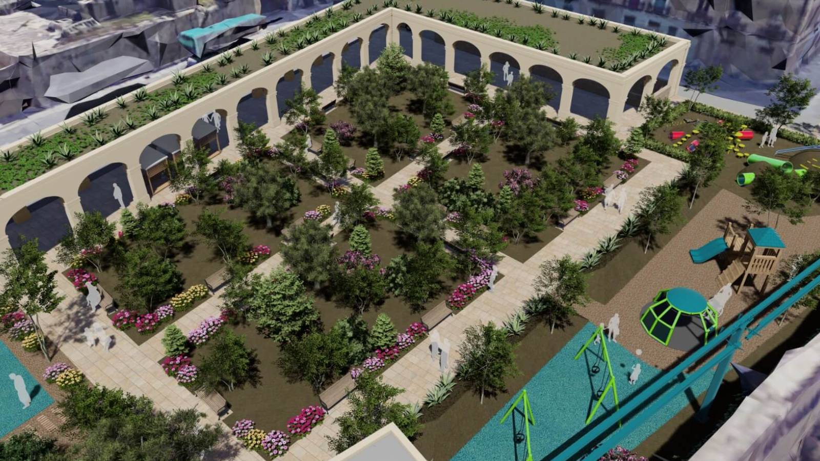 A new park in Bormla! 3,000sqm of developable land to be transformed ...