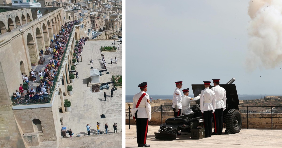Malta honours Queen Elizabeth II with 21-gun national salute