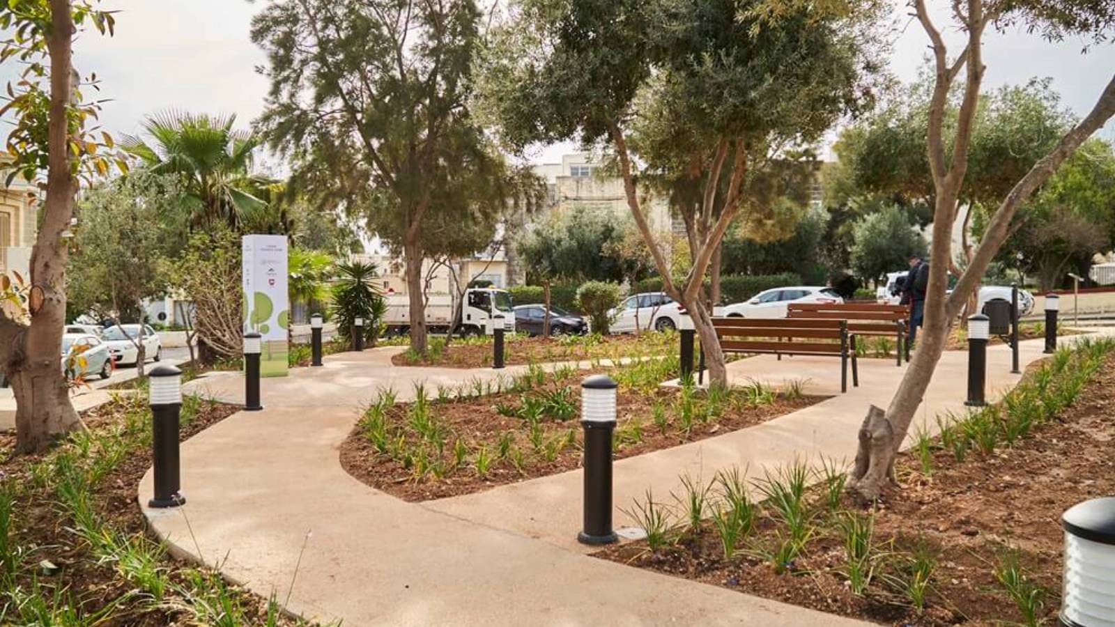 A new garden in the heart of San Gwann! Previously abandoned area ...