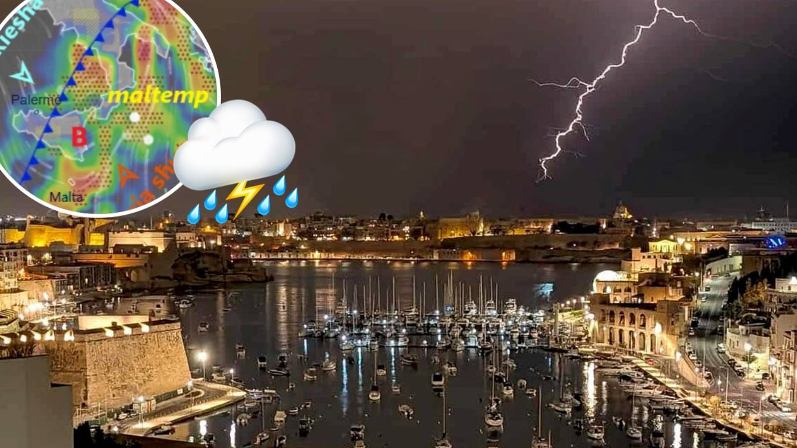 Thunderstorms ahead! Autumn begins in Malta & Gozo with rain in sight