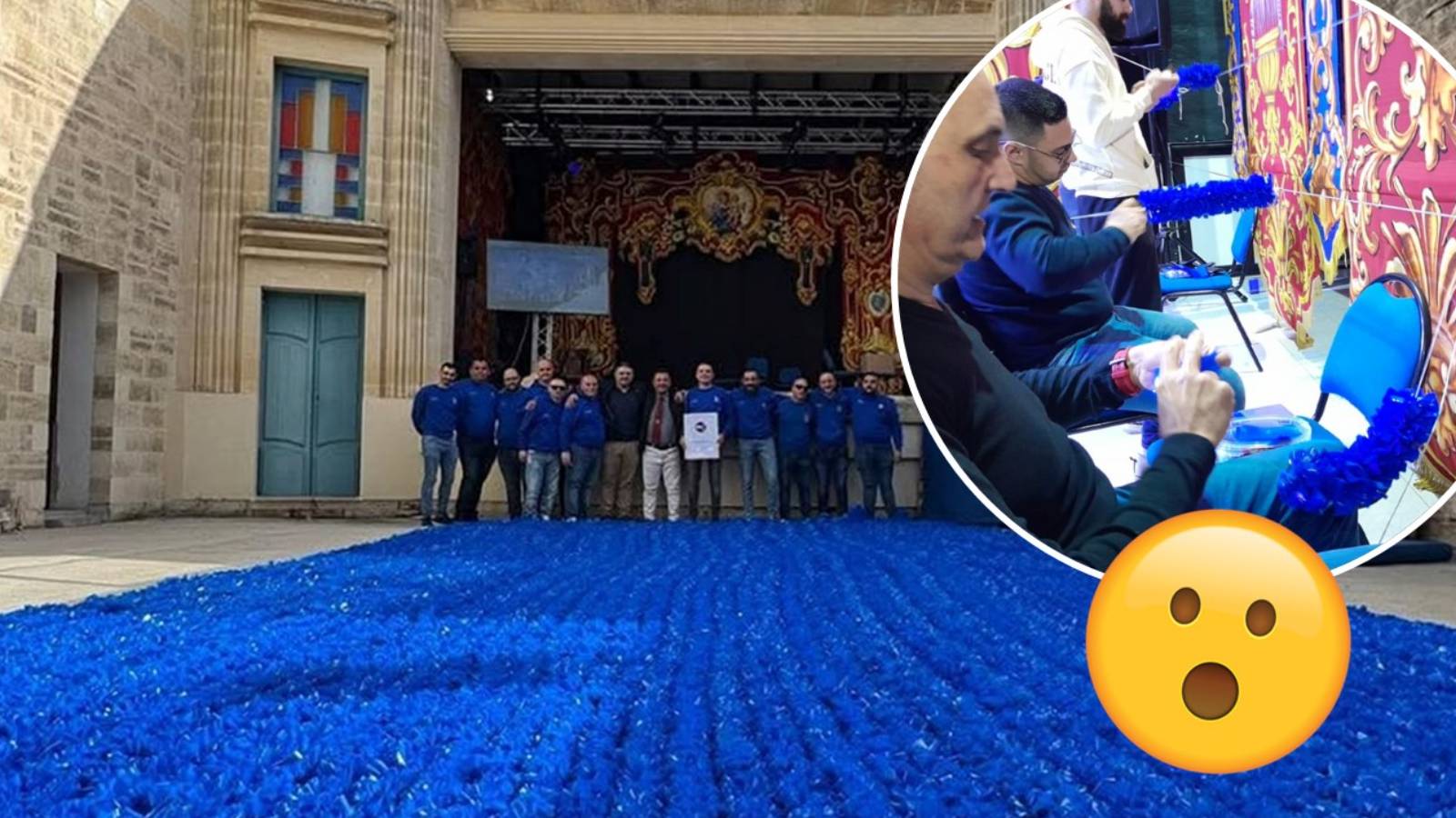 Impressive! Malta’s longest ‘liedna’ made in Zabbar breaks national ...