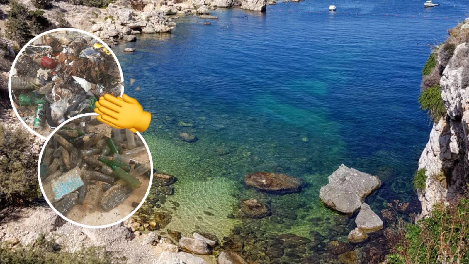 What an initiative! 110kg of marine litter removed from Fekruna Bay in ...