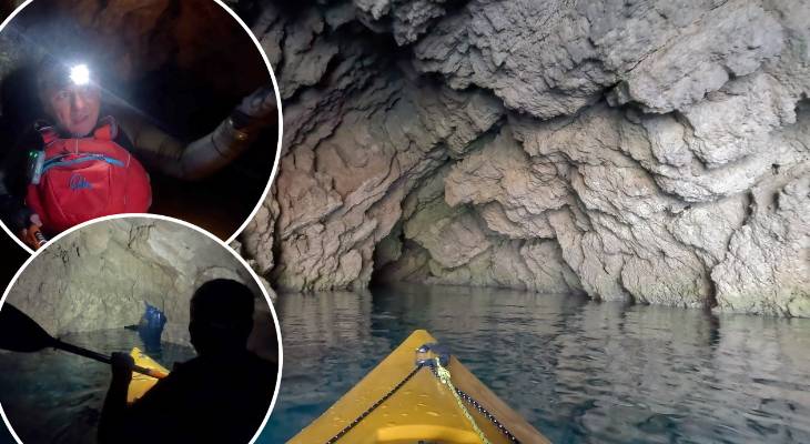 Nature’s wonders! Rambler Pierre Farrugia discovers a small beach in a ...