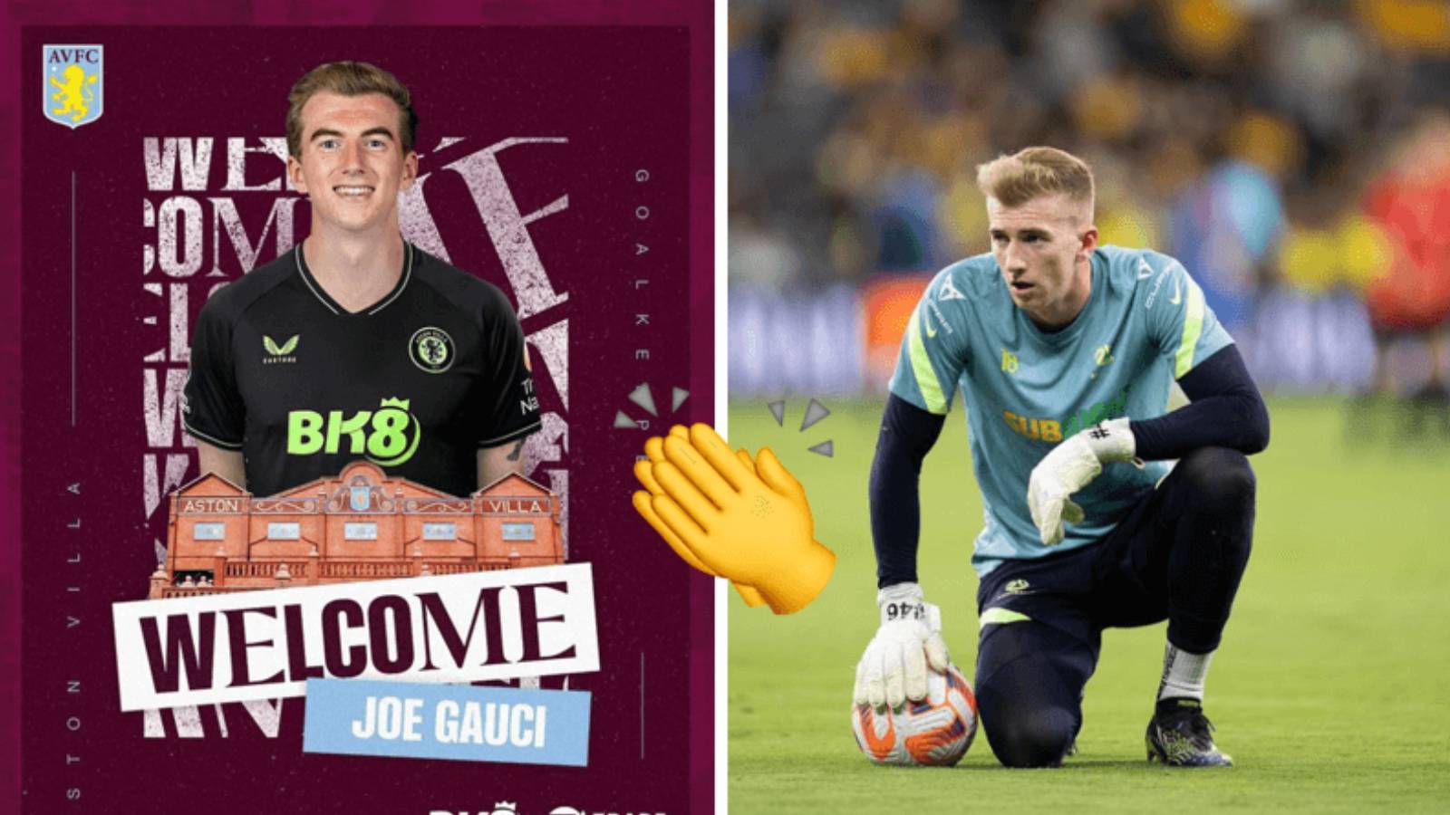 Welcome to Aston Villa! Maltese Australian goalkeeper Joe Gauci joins ...