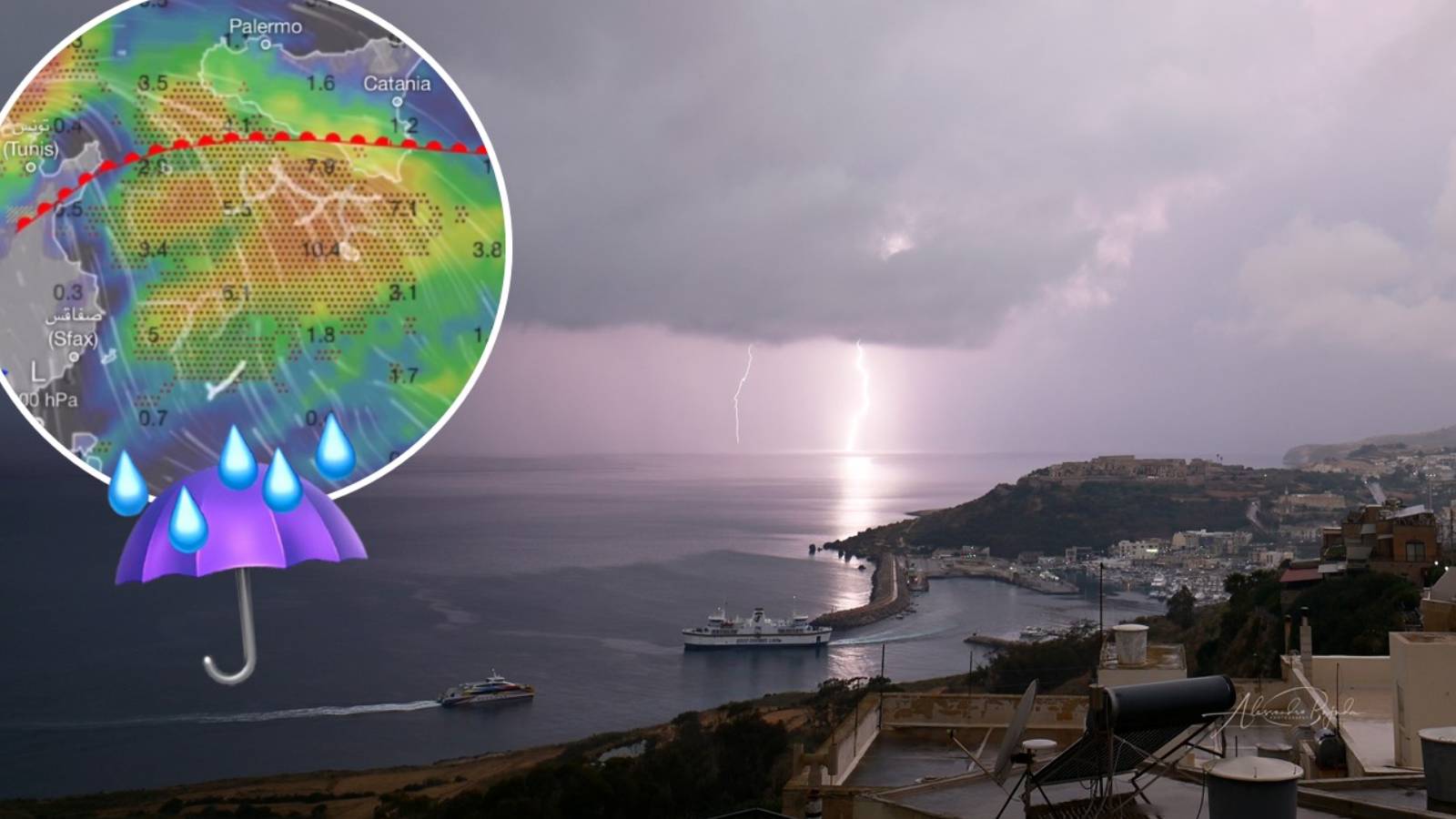 Heads up! A month’s worth of rain could hit Malta this Thursday 15th May