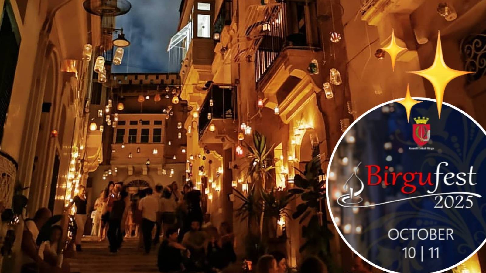 Lights up! The candlelit Birgu Fest returns this October