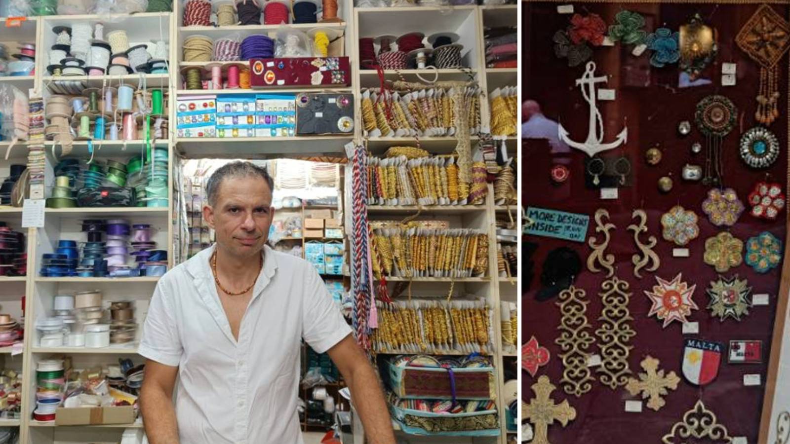 Sewing the threads of tradition! Meet Pierre Galea, one of the owners ...