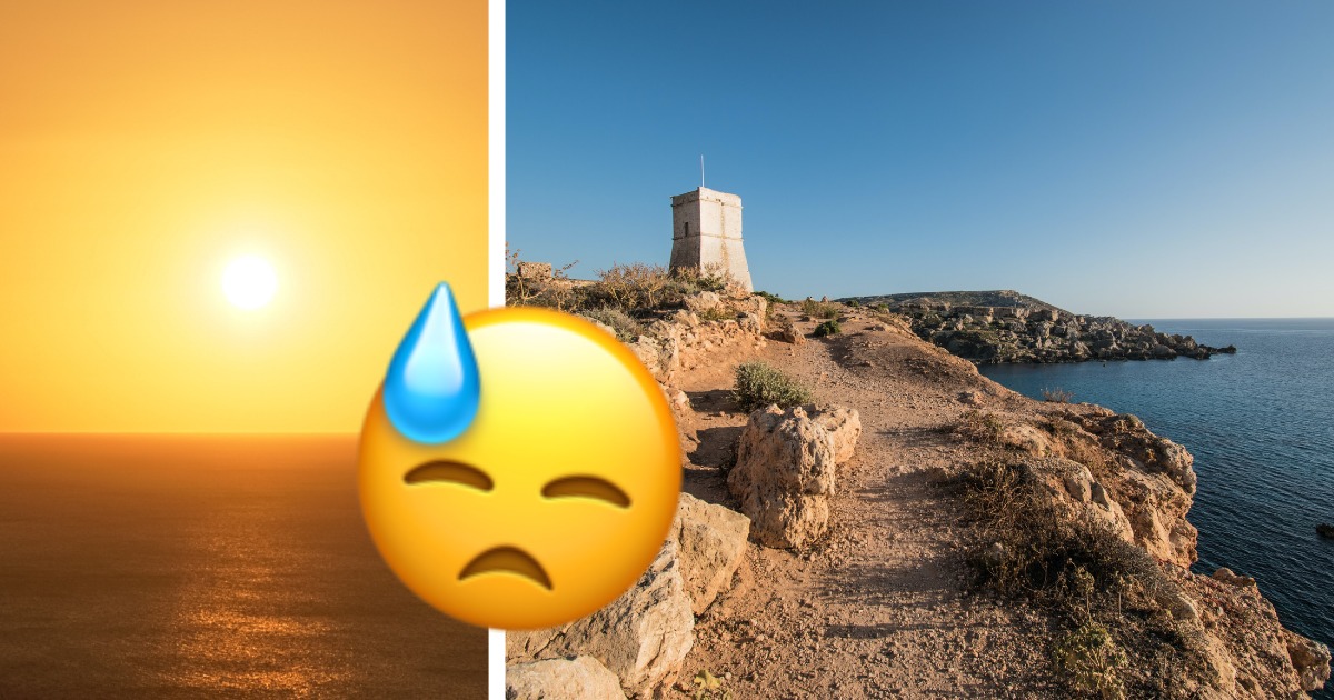 Heat dome persists: Temperatures in Malta expected to hit 40°C tomorrow