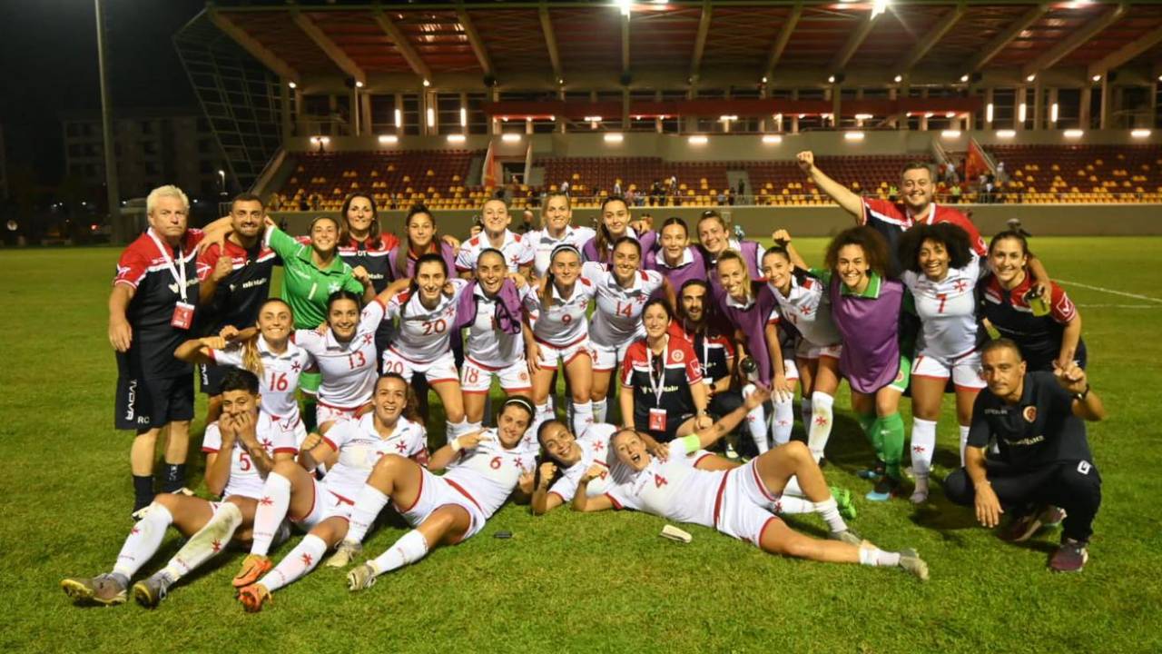 Malta’s women’s football team get best-ever result in World Cup qualifiers