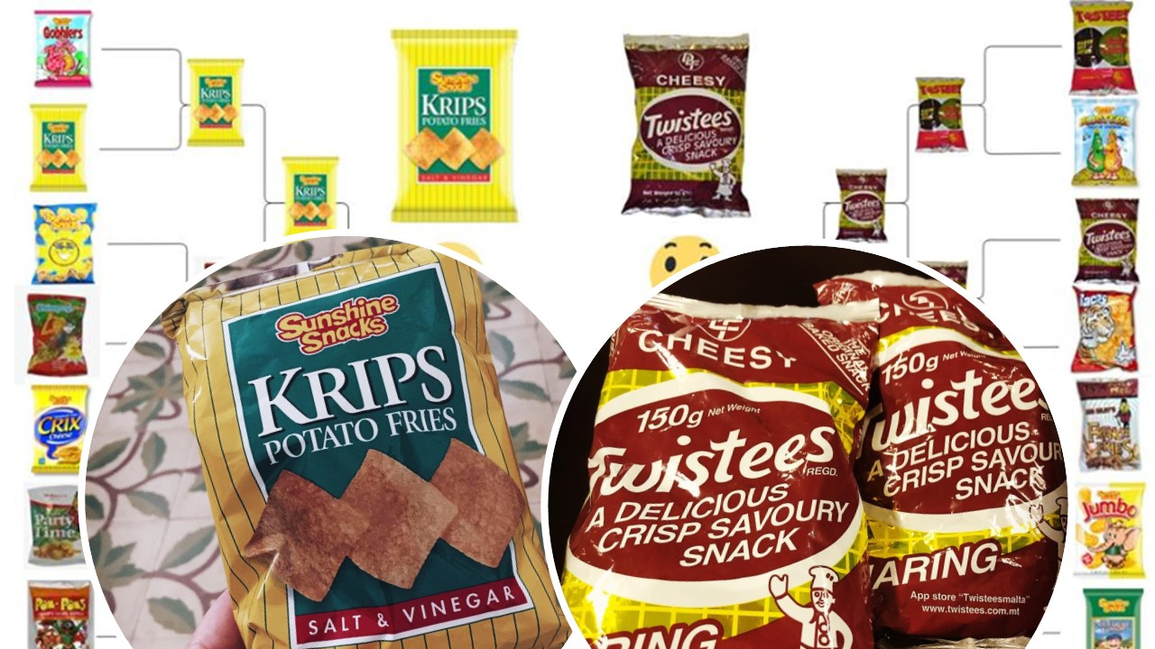 Battle of the snack packs! Will TWISTEES or KRIPS be named Malta’s ...
