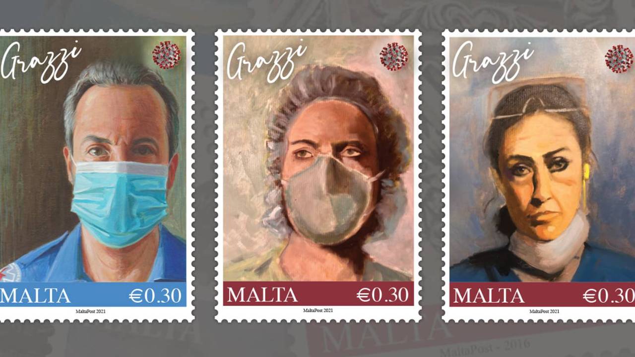 MaltaPost releases new set of stamps dedicated to COVID-19 frontliners