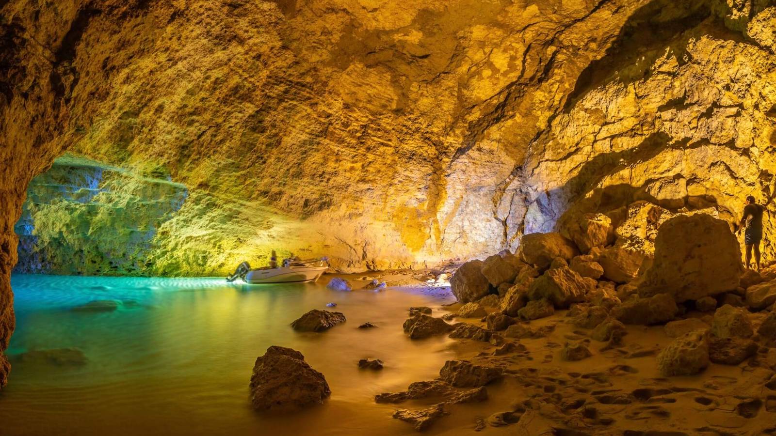 Stunning! Photo shows the Comino sea cave where part of the ‘The Count ...