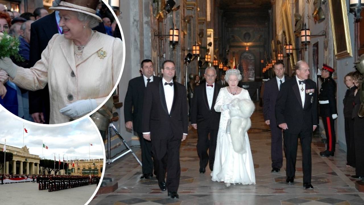 Check out the Queen’s visit to Malta 14 years ago in these throwback photos